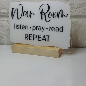 War Room Sign, Prayer Room Sign, Christian Decor, Gifts for Pastors ...