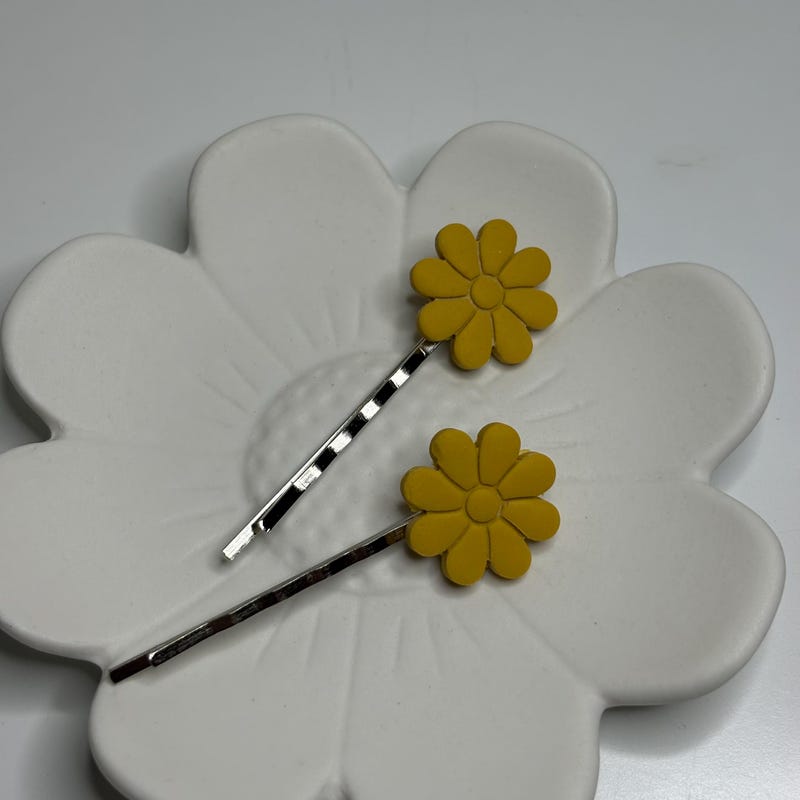 Yellow Bobby Pins - Etsy