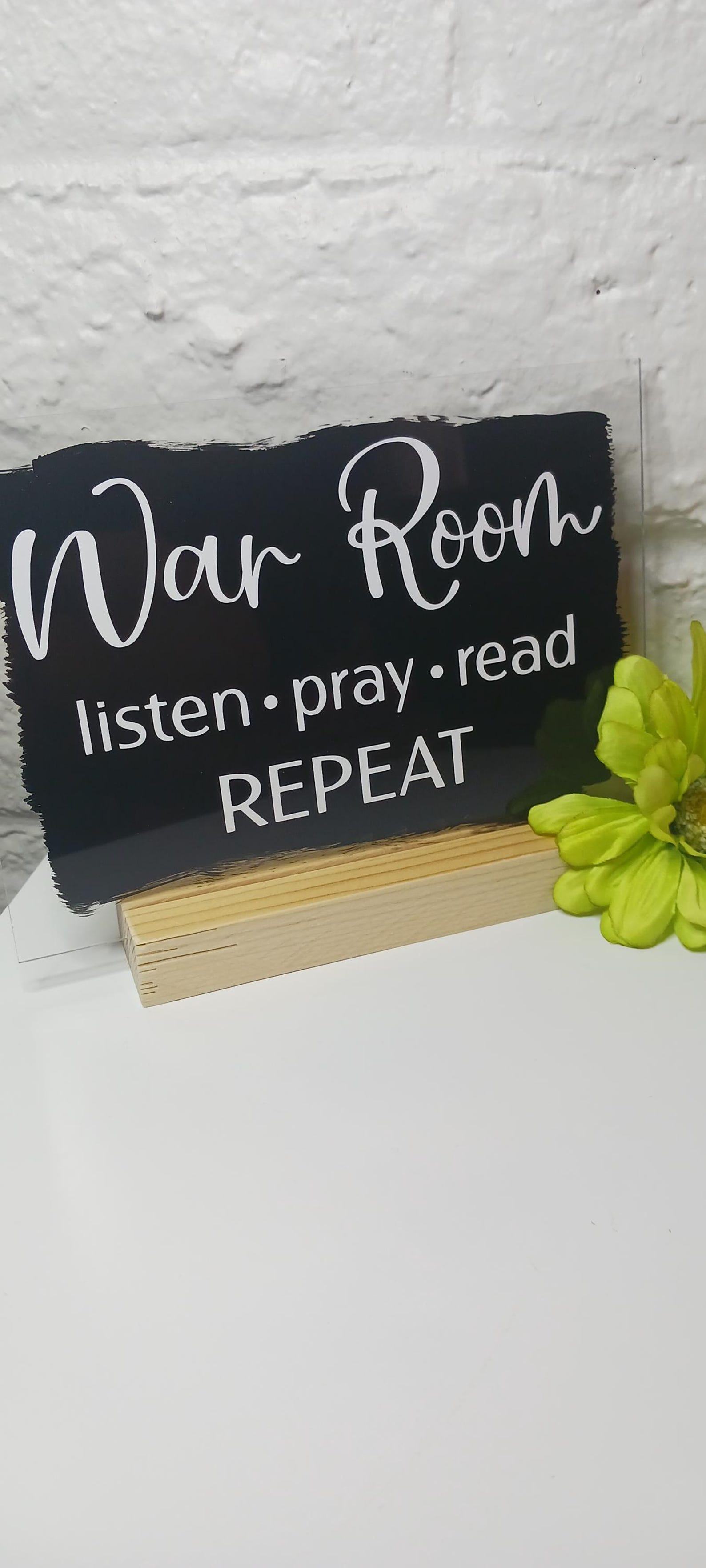 War Room Sign, Prayer Room Sign, Christian Decor, Gifts for Pastors ...