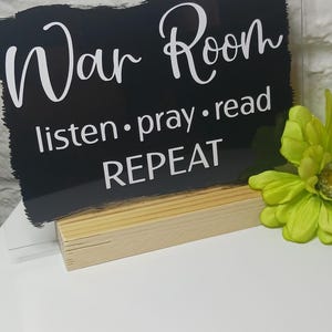 War Room Sign, Prayer Room Sign, Christian Decor, Gifts for Pastors ...