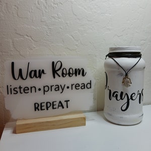 War Room Sign, Prayer Room Sign, Christian Decor, Gifts for Pastors ...