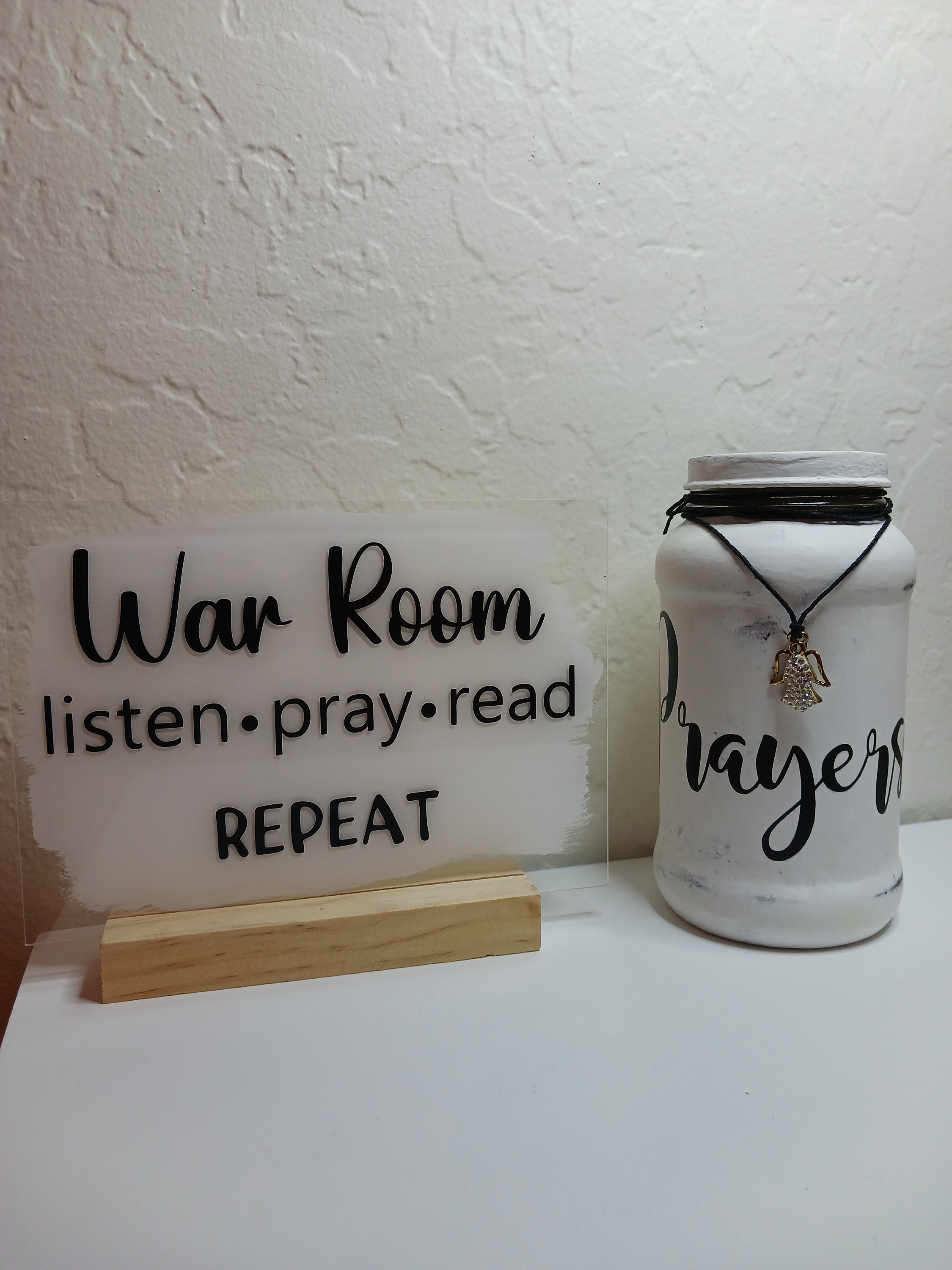 War Room Sign Acrylic Prayer Room Sign Christian Gift - Etsy