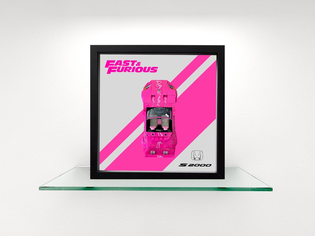RIBBA Frame Background 25x25 - Stylized Honda S2000 - LEGO Speed ...