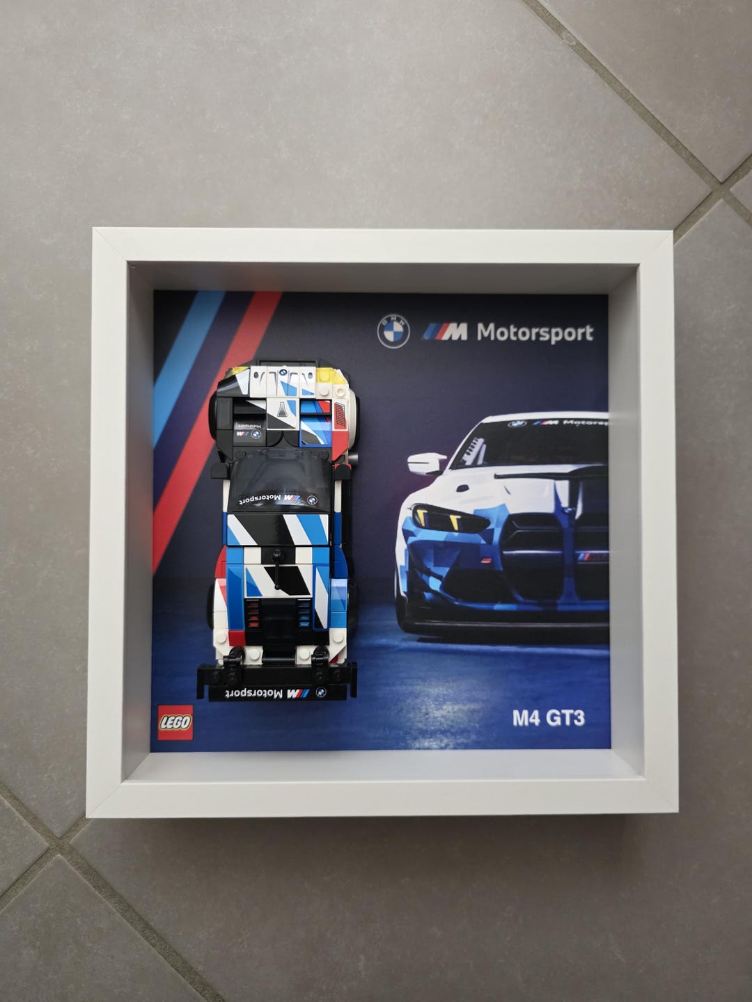 LEGO Speed Champions BMW M4 GT3 Frame – Display 25x25 (car Not Included ...