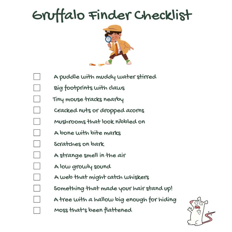 Gruffalo Finder Adventure Kit — Printable Nature Activity for Kids ...