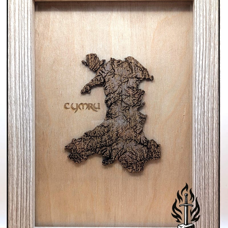 Wales Map in Wood - Etsy UK