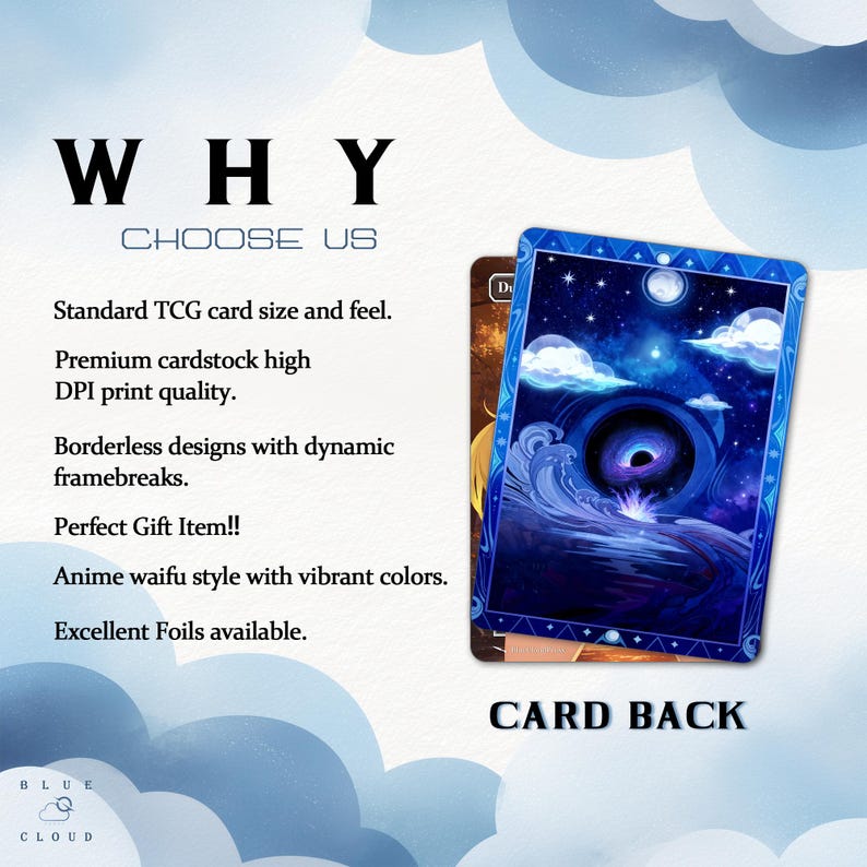 Dusk // Dawn Anime Waifu Proxy Card: EDH Custom Card - Etsy