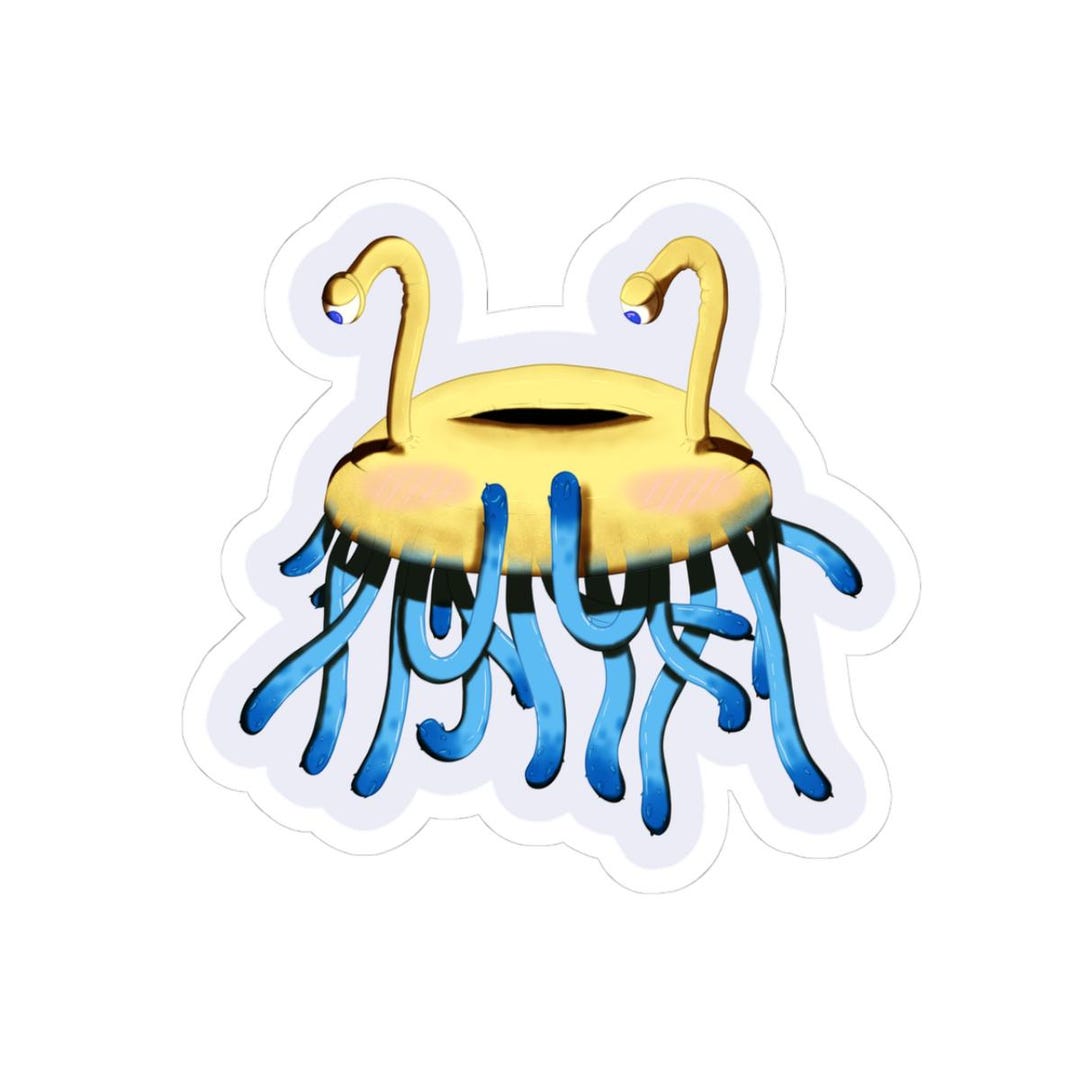 Blushing Flumph Sticker, D&D RPG Decal - Etsy