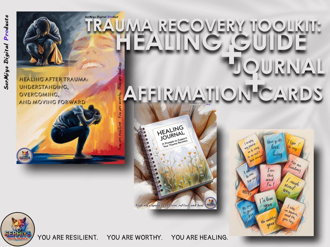 Trauma Recovery Toolkit: Healing Guide + Journal + Affirmation Cards ...