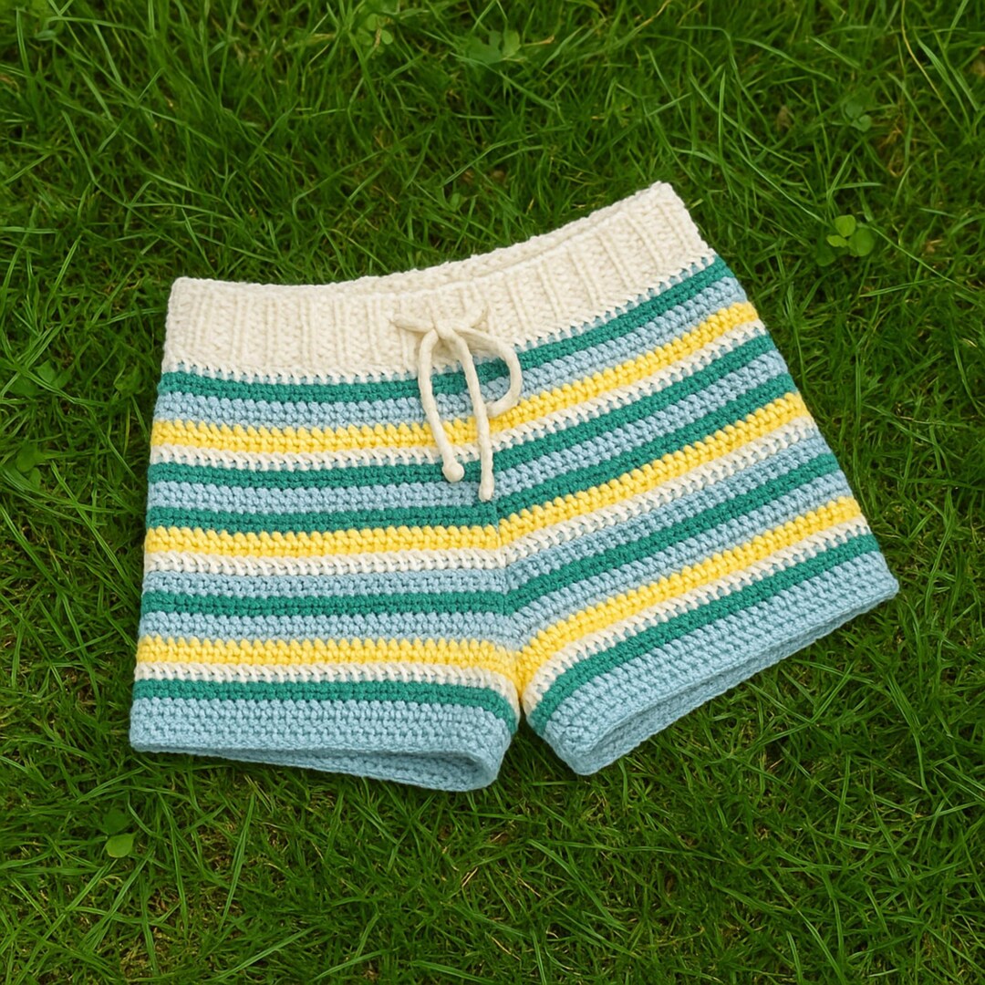 Crochet Shorts Pattern, Pants, Summer Pants, Pdf Download, No Sew, Pattern Knit, Style, Summer ...