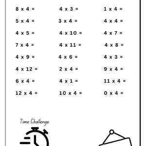 Multiplication Practice Worksheets: Times Tables Drills 2-10 (PDF ...