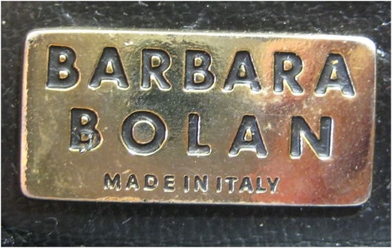 Vintage BARBARA BOLAN Rich Brown Snake Skin Clutch Sh… - Gem