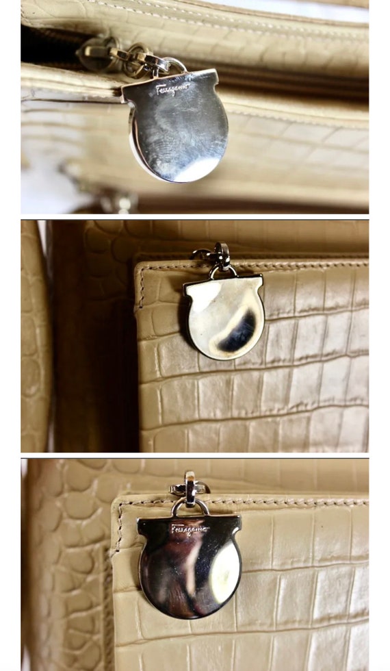 Authentic Salvatore Ferragamo Croc Alligator Hobo/Sho… - Gem