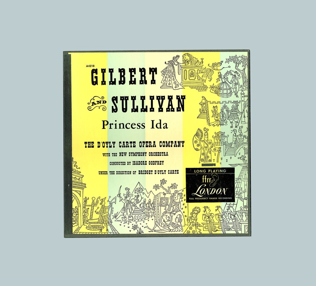 Gilbert & Sullivan's Princess Ida: D'oyly Carte Opera, 1954 2-LP Box ...