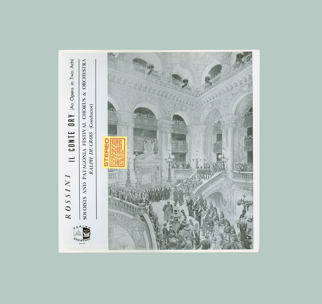 Rossini, Il Conte Ory, 2 Act Opera. Patagonia Festival Chorus ...