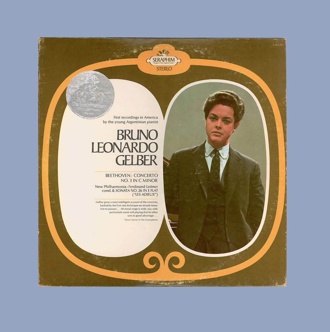 Bruno Leonardo Gelber: Beethoven Concerto 3. U.S. Recording Debut ...