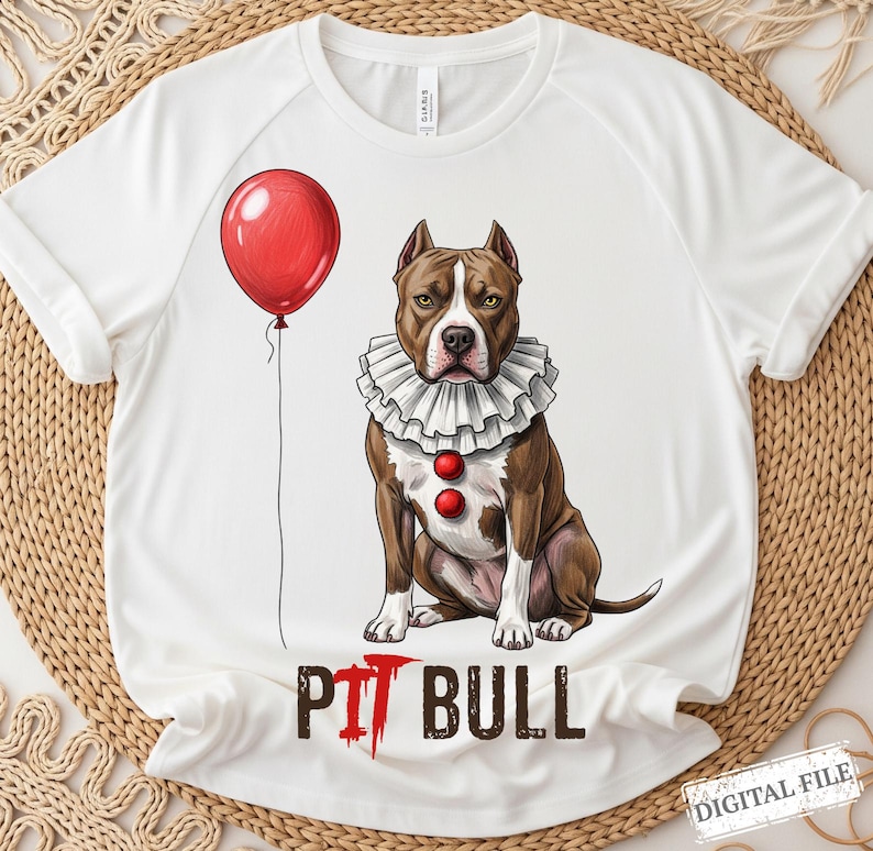Horror Pit Bull PNG | Halloween Movies Characters Digital - Etsy