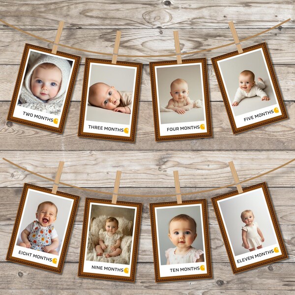 Monthly Photo Banner - Etsy