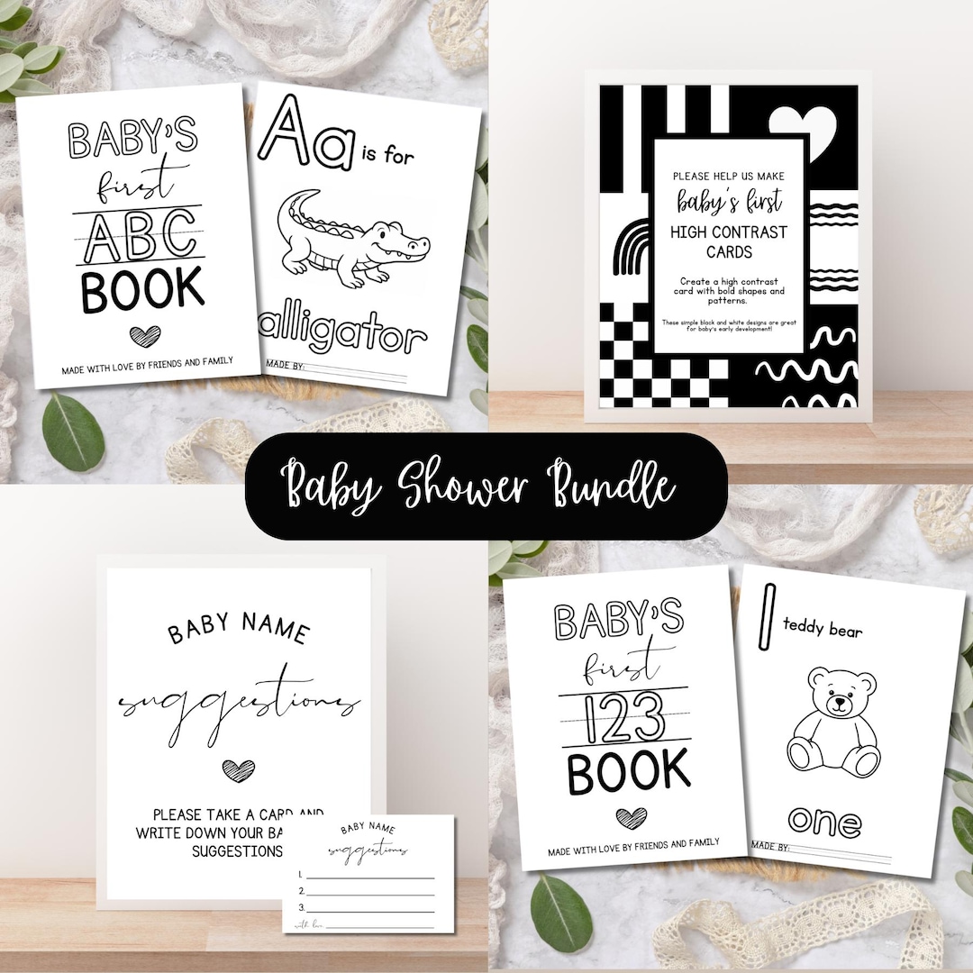 Baby Shower Activity Bundle: Unique and Fun Games (digital Download) - Etsy