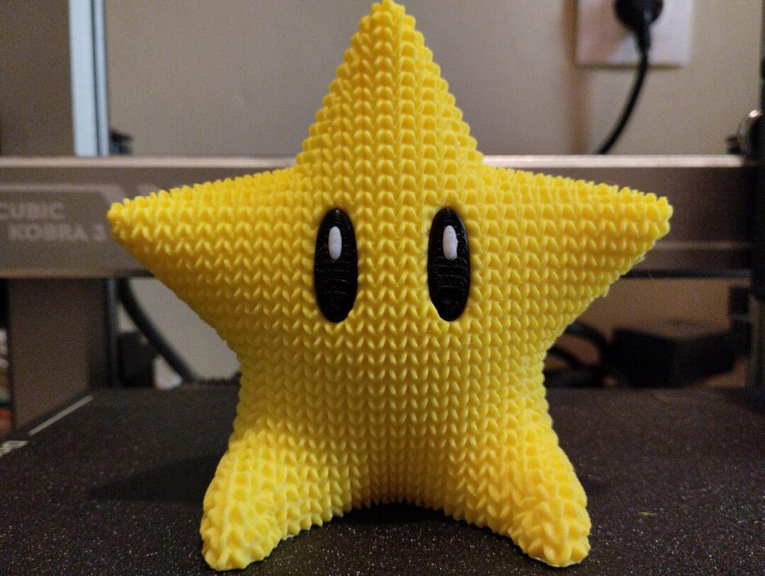 Super Mario Star Knitted - Etsy
