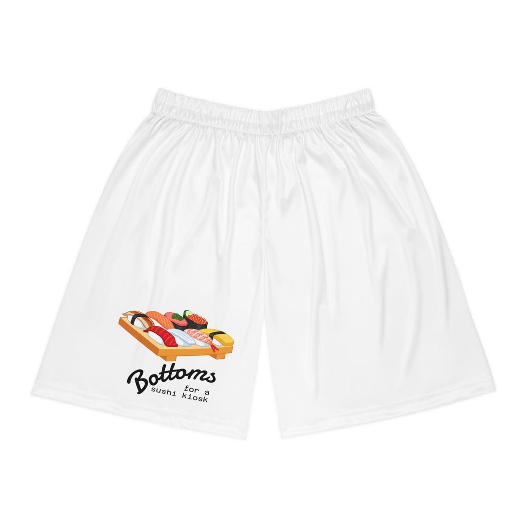 Bottoms for a Sushi Kiosk Basketball Shorts, Funny Food-themed ...