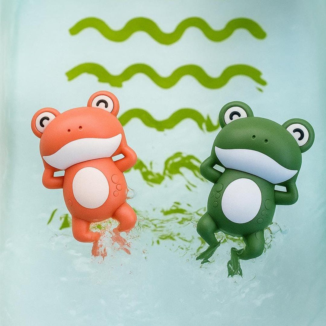 Toy Swimming Frog – Interactive Water Play Toy for Children, Stocking ...