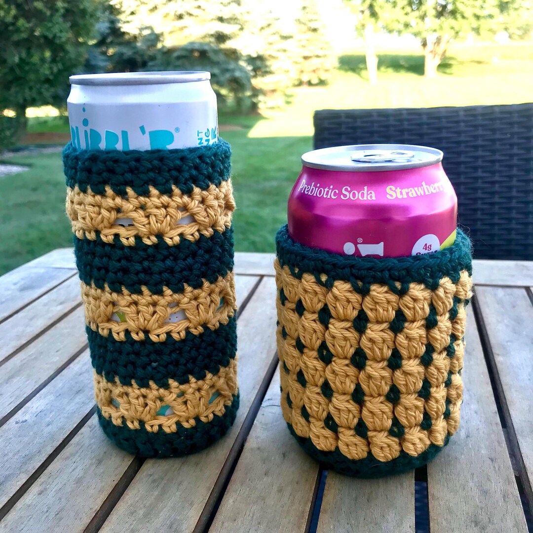Green Bay Packers Can Koozie Set - Etsy