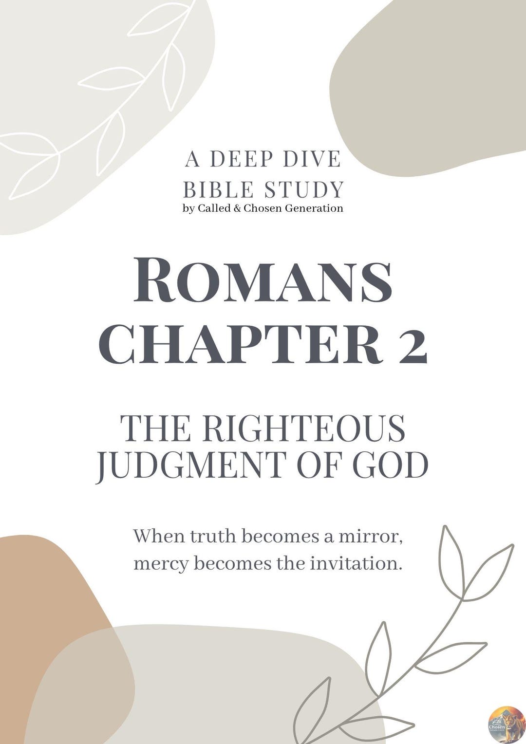 Romans 2 Bible Study Guide: Deep Dive Commentary PDF - Etsy
