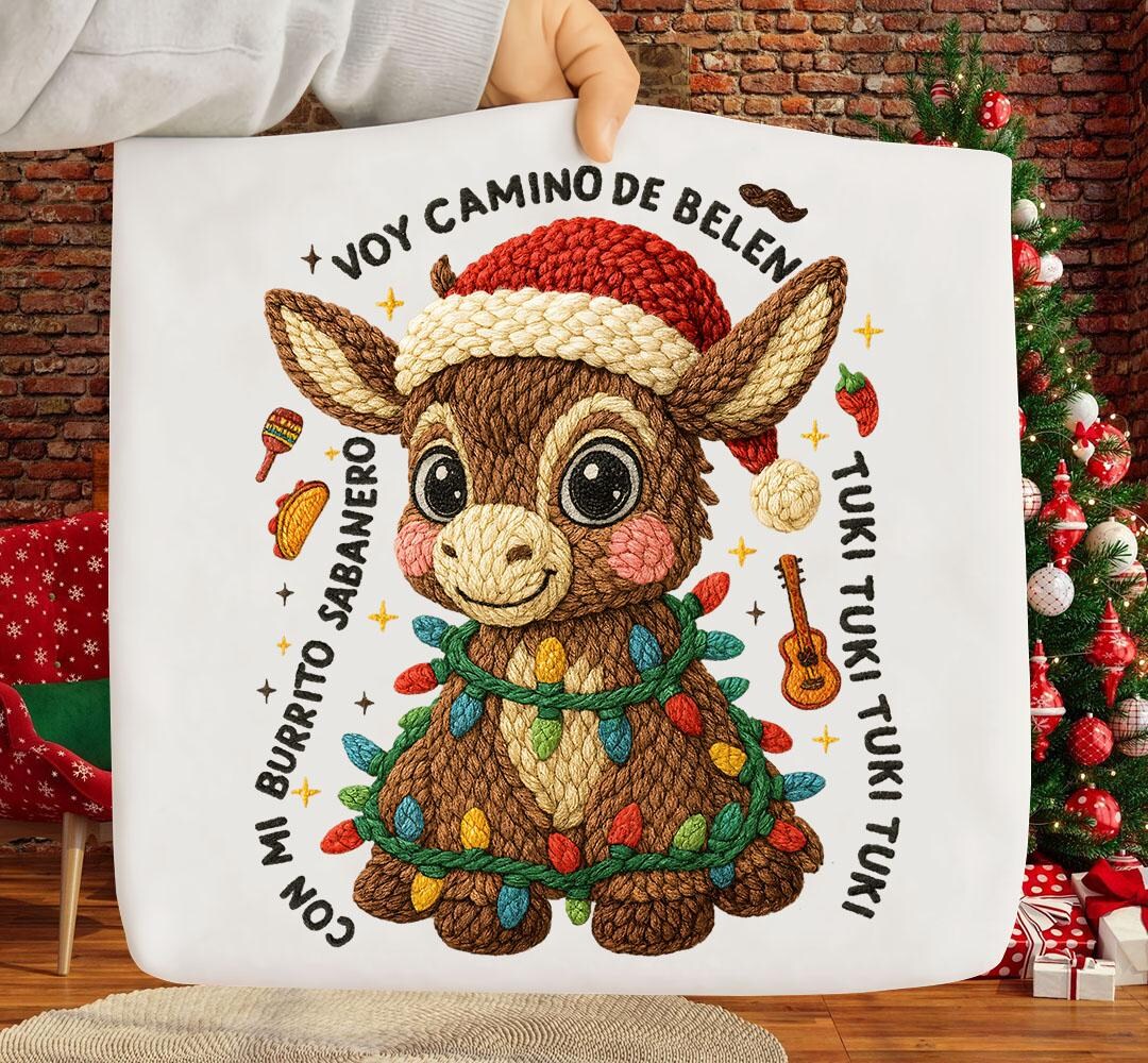 Mi Burrito Sabanero Mexican Png, Latch Hook Yarn Crochet Png, Feliz ...