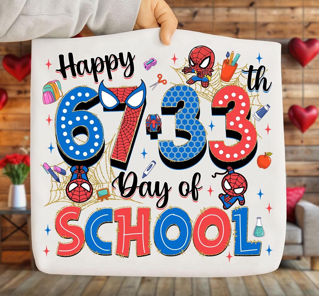100 Days of School Superhero Png, Cartoon Movie 100 Days Png, Happy ...