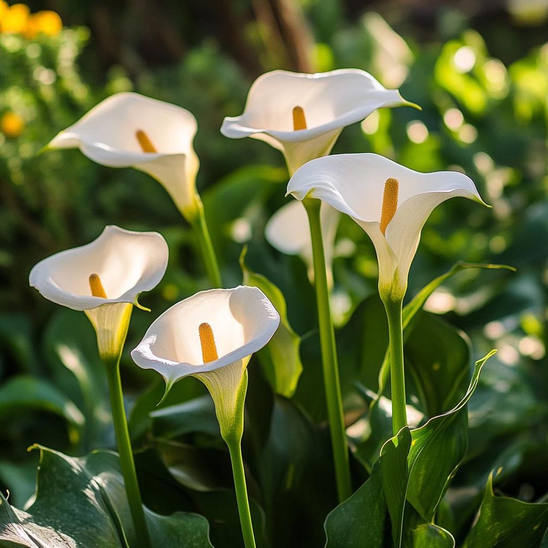 White Calla Lily Seeds | Classic White Blooms for Garden, Pots ...