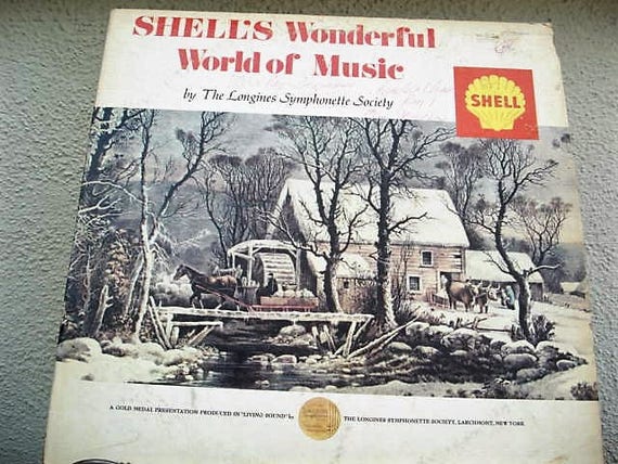 Vinyl Record Shell's Wonderful World of Music Shell | Etsy
