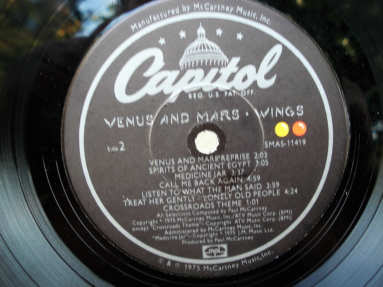 Vintage Vinyl Record "venus and Mars" Wings Record Paul Mccartney Wings ...