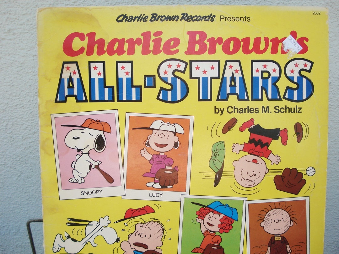 Vintage Vinyl Charlie Brown All Stars, Charles Shultz, Peanuts Vinyl ...