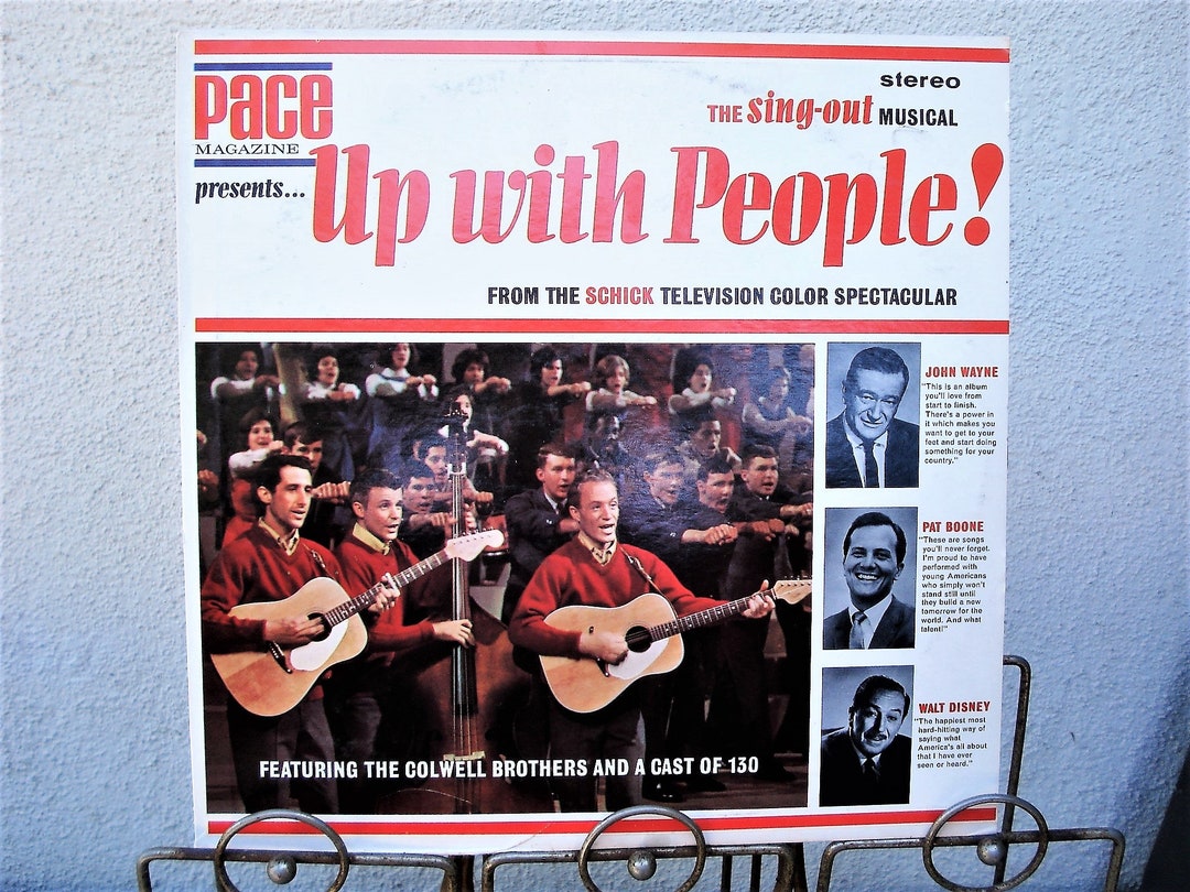 Up With the People, Musical, Colwell Brothers, John Wayne, Walt Disney ...