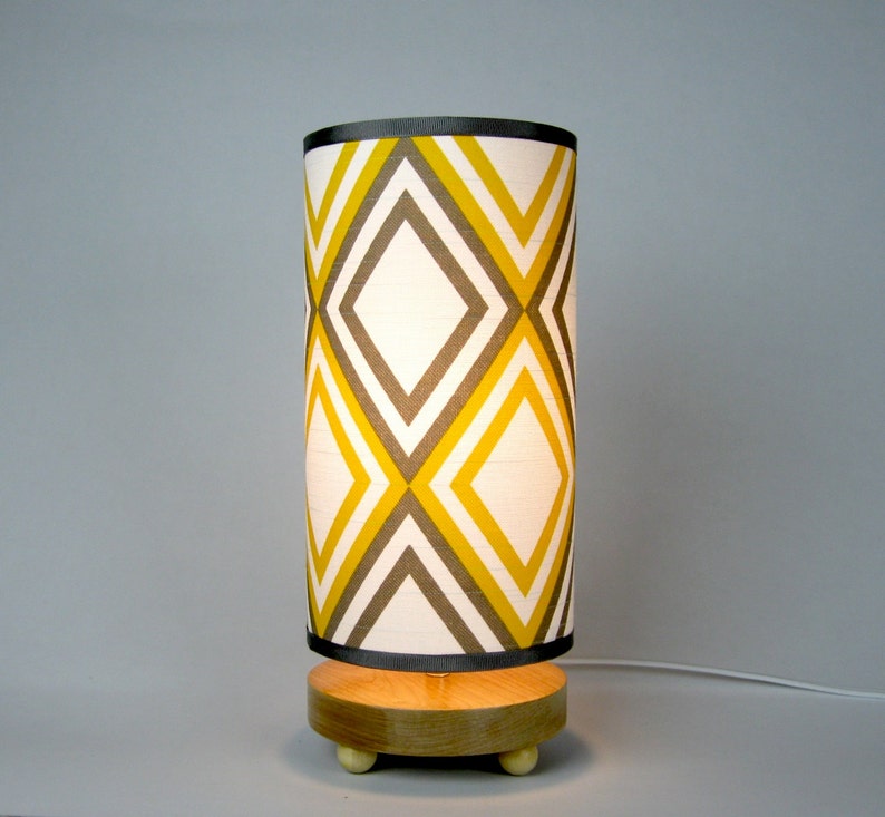 New Diamonds Geometric Modern Table Lamp - Etsy