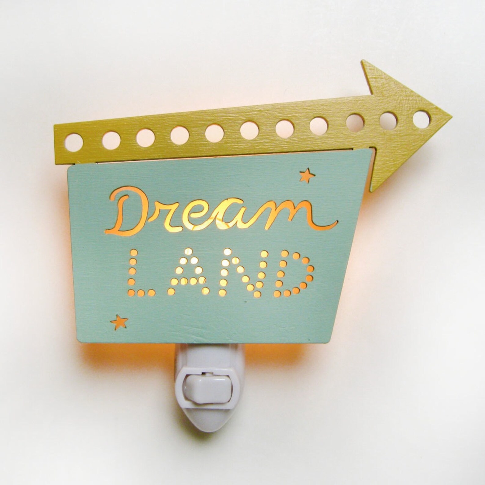 Dreamland Nightlight Mini Marquee Sign - Etsy