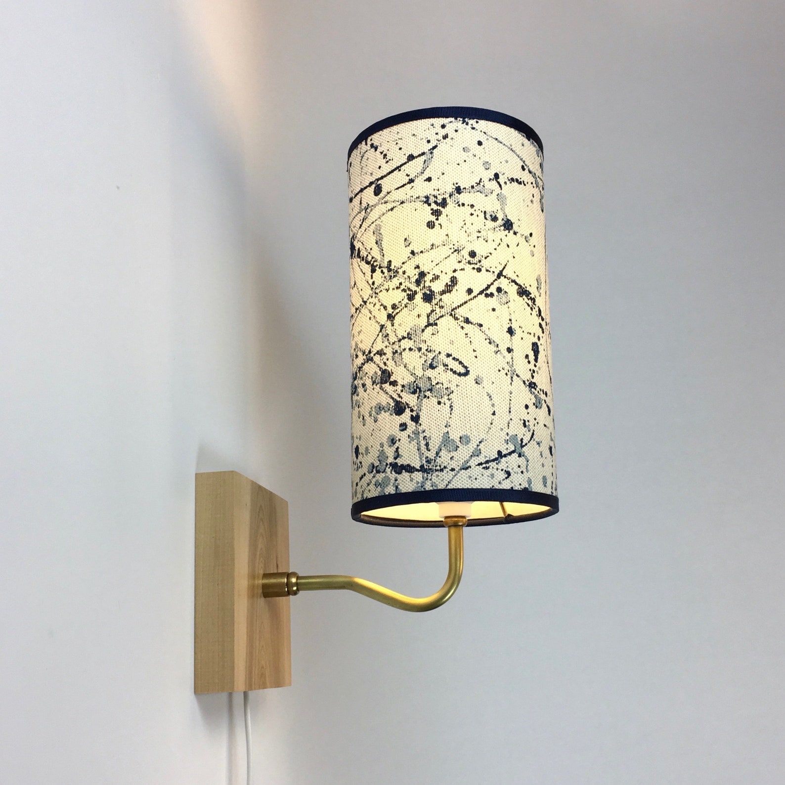 Wall Lamp in Splatter | Etsy