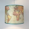 World Map Pendant Lamp - Etsy