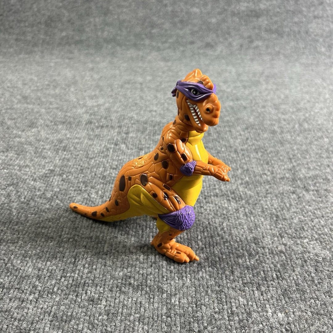 Teenage Mutant Ninja Turtles Dino Trippy Tyrannosaurus 1993 TMNT Cave ...