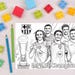 25 Sheets | FC Barcelona BARCA Colouring Pages | Digital Download ...