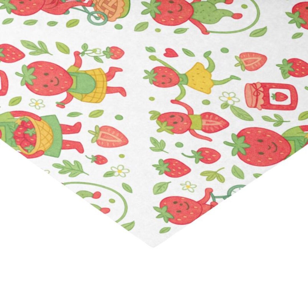 Strawberry Tissue Paper | 4 Sizes | Sheets | 18lb. Premium Paper ...