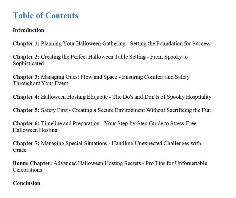 Halloween Hosting Guide: Safe Guest Flow & Table Setting Etiquette - Etsy