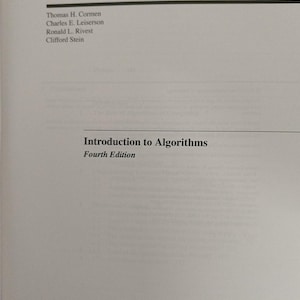 Introduction to Algorithms, 4th Edition Hardcover, Isbn13 ...