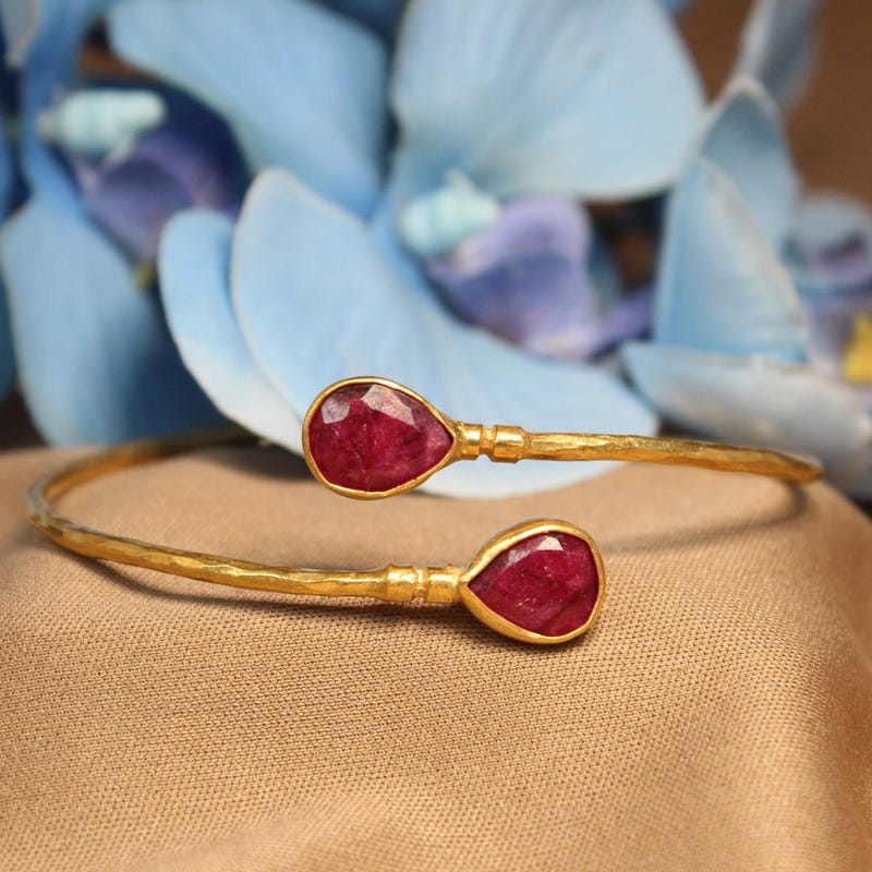 Vintage Silver Ruby Jewelry - Etsy