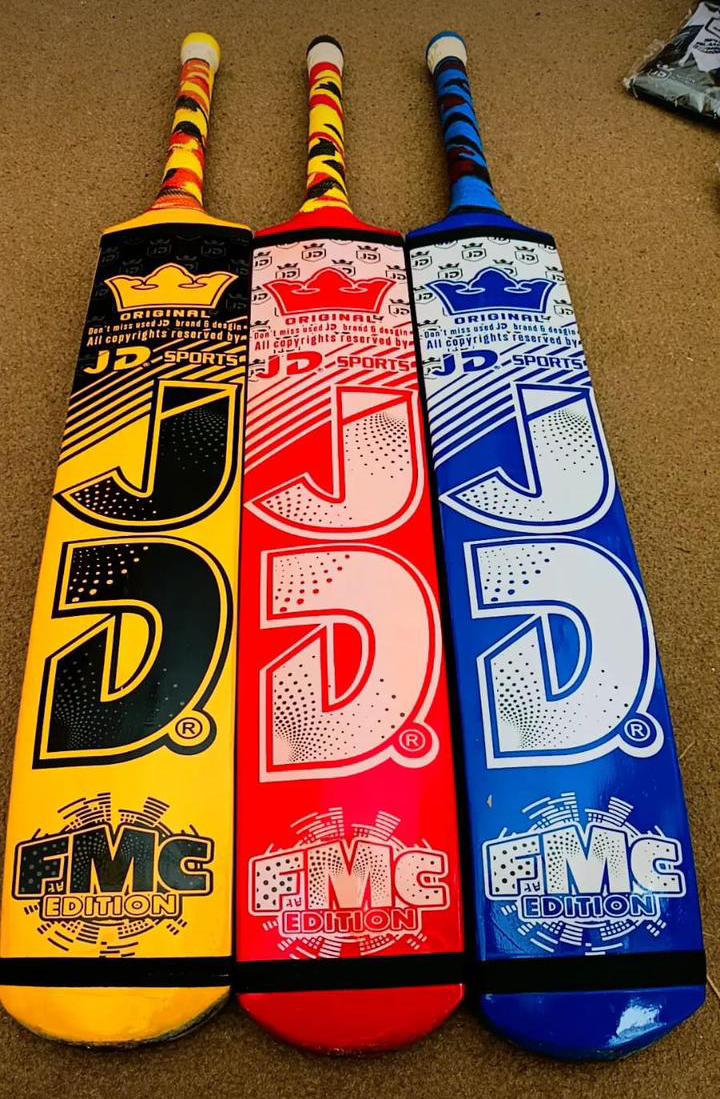 JD Cricket Bat for Hard Tennis Ball | Colorful Lightweight JD Bats ...