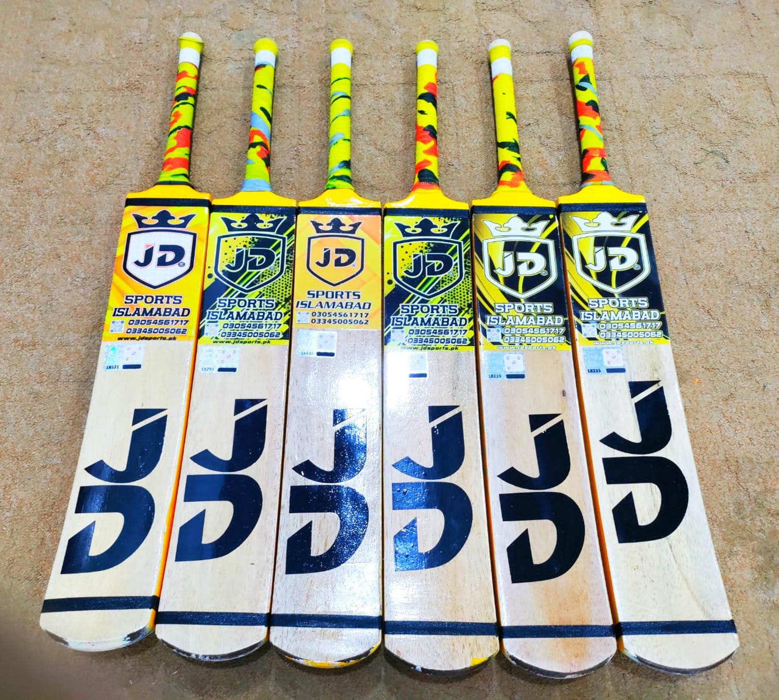 JD Cricket Bat for Hard Tennis Ball | Colorful Lightweight JD Bats ...