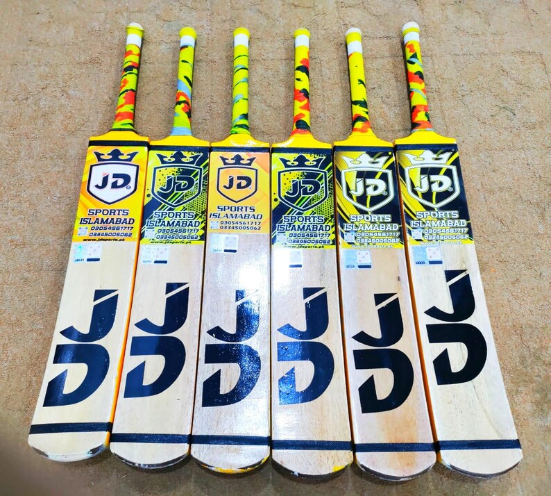 JD Cricket Bat for Hard Tennis Ball | Colorful Lightweight JD Bats ...