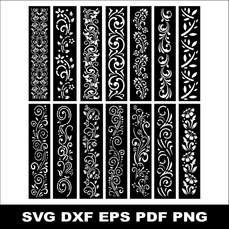 Plasma Cut Flower Panels - Etsy UK