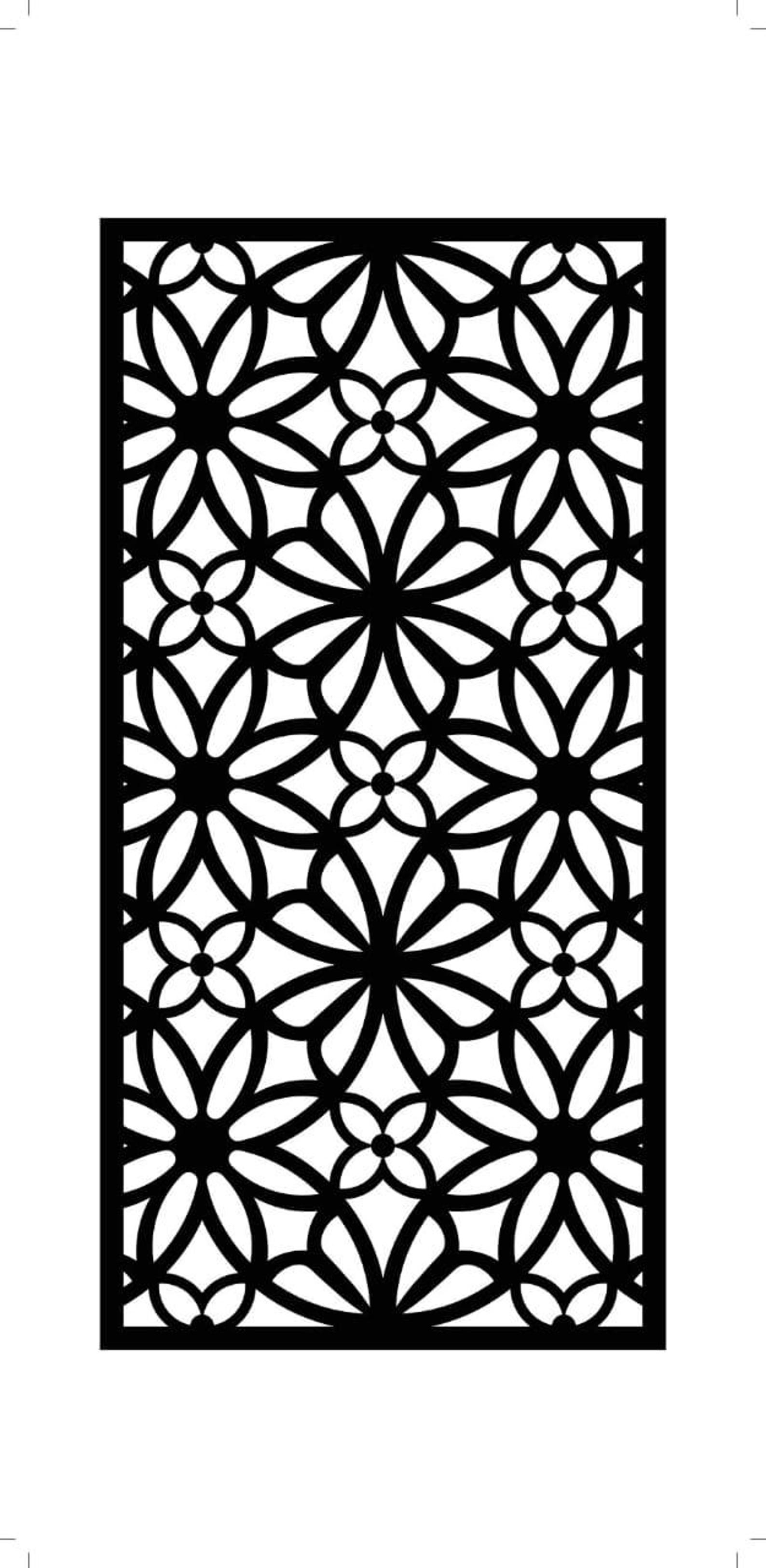 30+ Panels Collection Svg 02 | Laser Cut Plasma Files, Floral ...